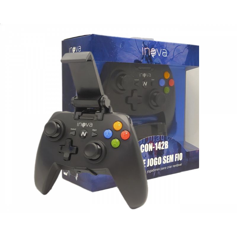 Controle INOVA Pc Android Ios iPad sem fio estilo xbox | Shopee Brasil