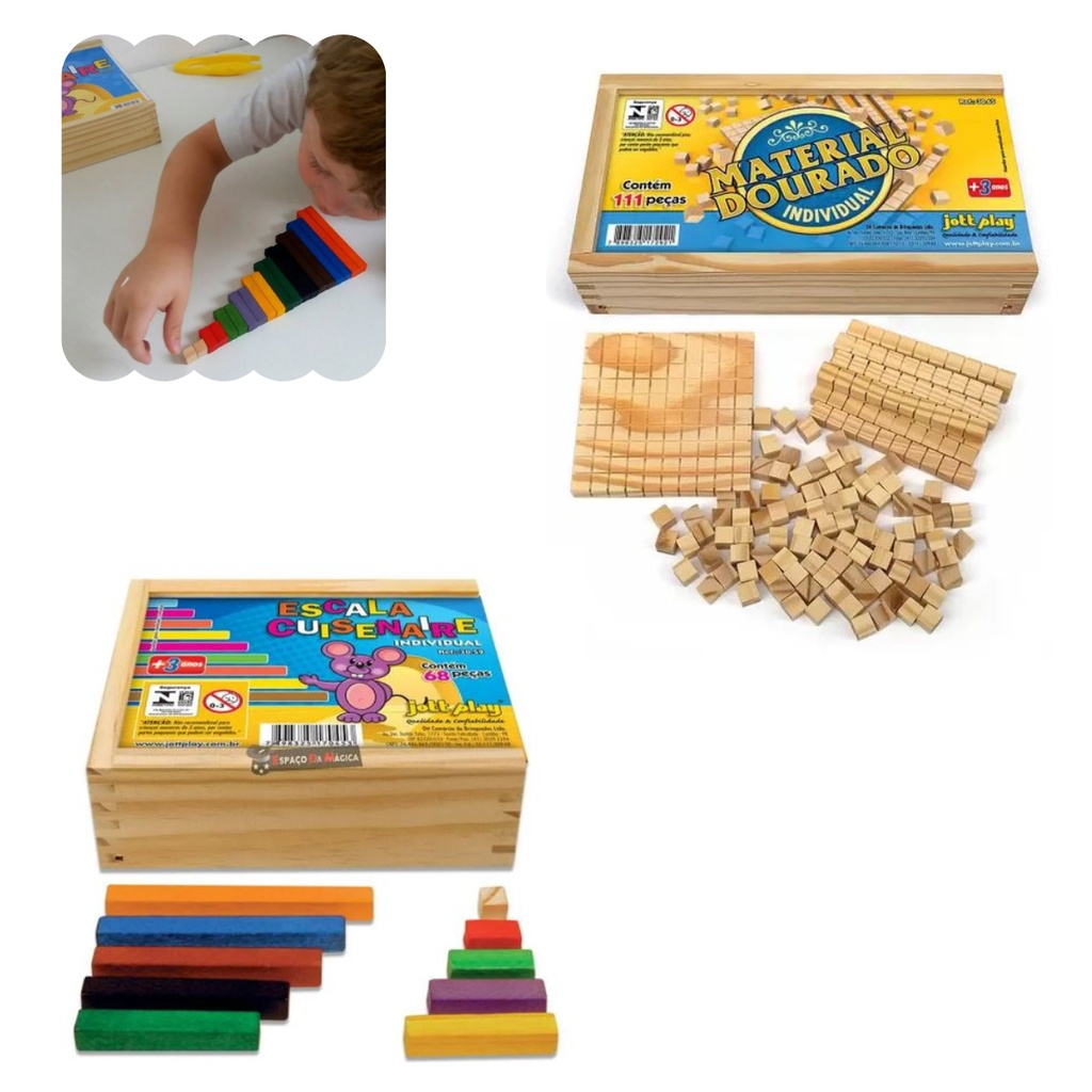 kit material montessori matematica infantil divertida interativa ...