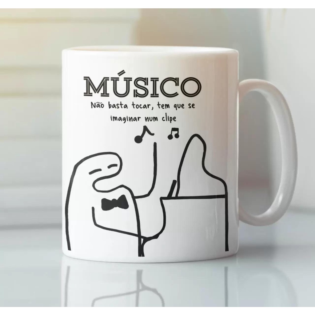 Caneca Profissão Músico - Flork | Shopee Brasil