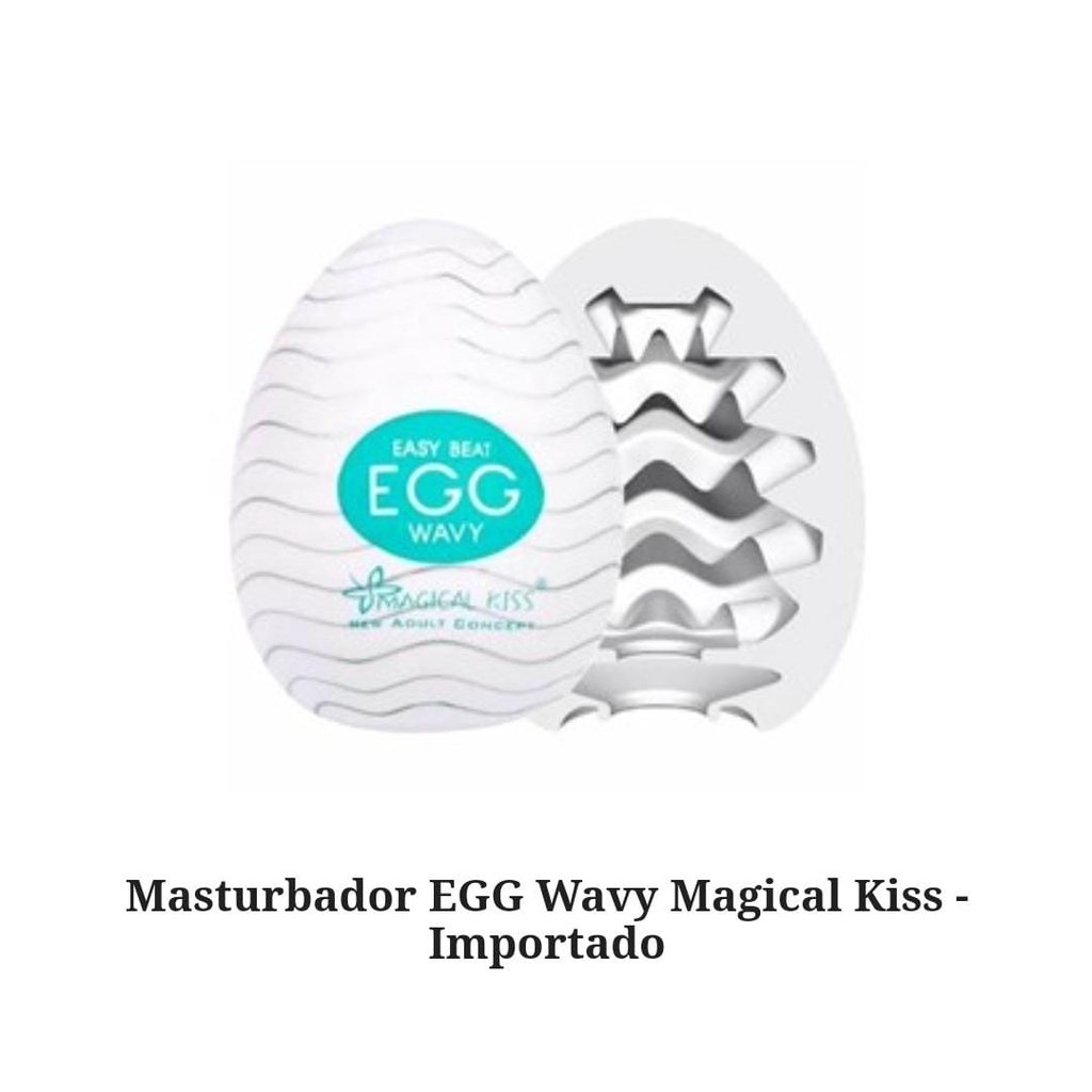 MASTURBADOR EGG WAVY MAGICAL KISS - IMPORTADO | Shopee Brasil