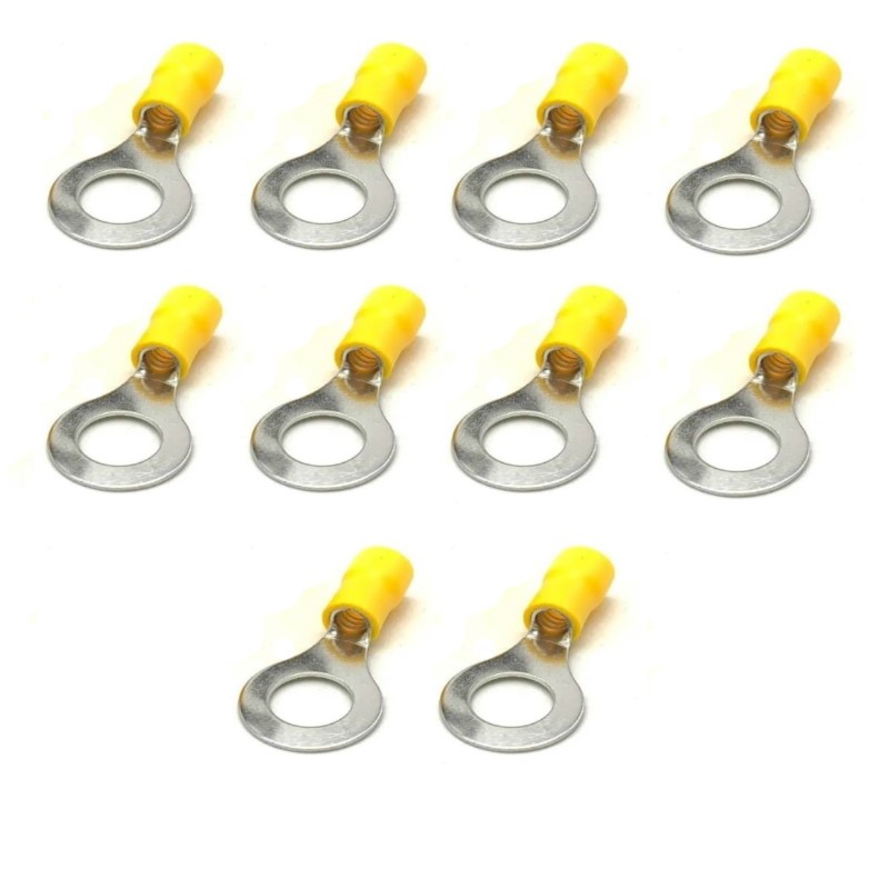 Terminal Olhal Médio 4mm Pré-isolado para cabo de (2,7 A 6,6mm ...