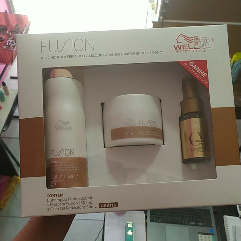 kit Fusion Wella Profissional | Shopee Brasil