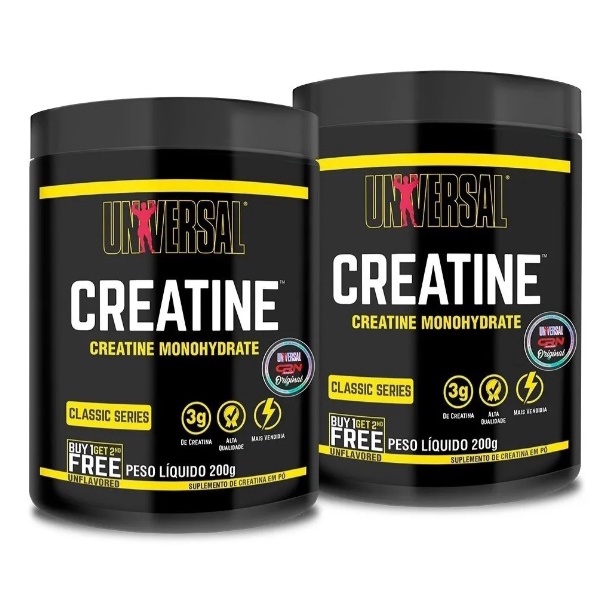 Creatina Universal Nutrition Original / 2 unidades de 200g cada ...