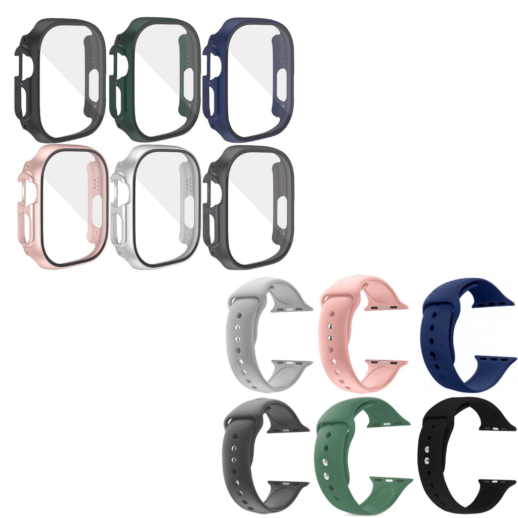 Kit 2un Capa Case Bumper Para Smartwatch Premium Apple Watch Ultra E ...