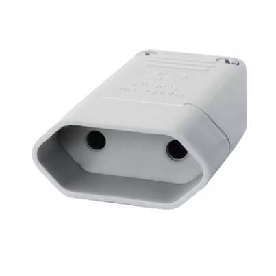 Plug Pino Femea 2P 10A ABNT 250V Perlex | Shopee Brasil