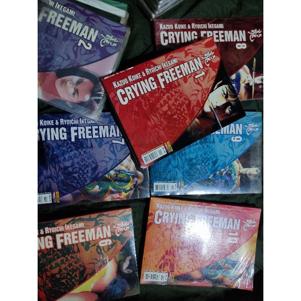 mangá, Crying Freeman - Panini. Tipo de série, Série em 10 edições ...
