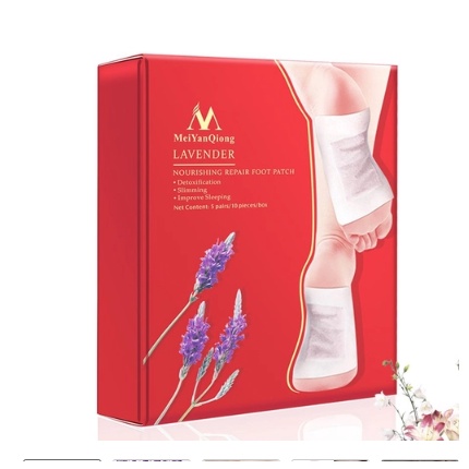 LAVENDER Adesivo detox para os pés | Shopee Brasil