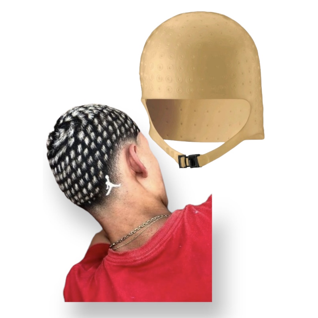 touca romana alinhada luzes reflexos barbeiro profissional | Shopee Brasil