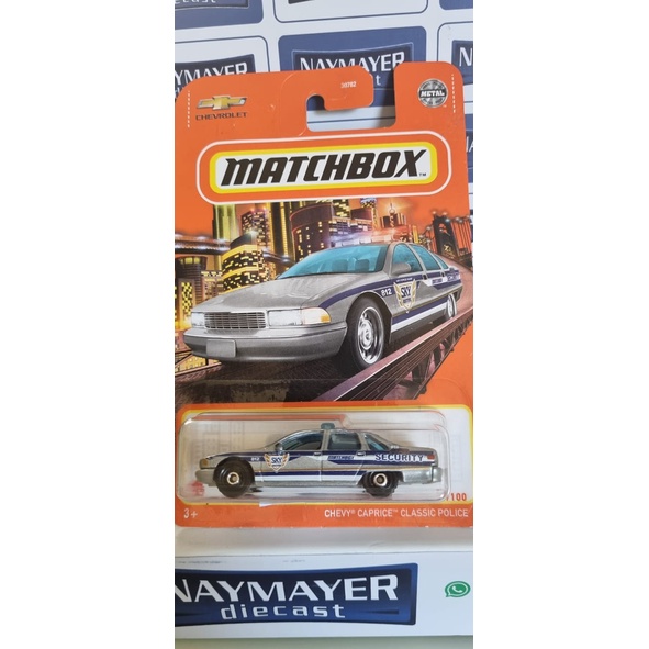 Matchbox Chevy Caprice Classic Police | Shopee Brasil