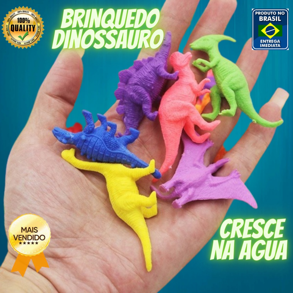 Brinquedo Infantil Dinossauro Cresce na Água Divertidos | Shopee Brasil