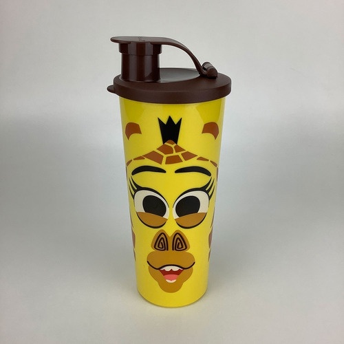 Copo Com Bico 470 Ml Koukou Melman Madagascar Tupperware | Shopee Brasil