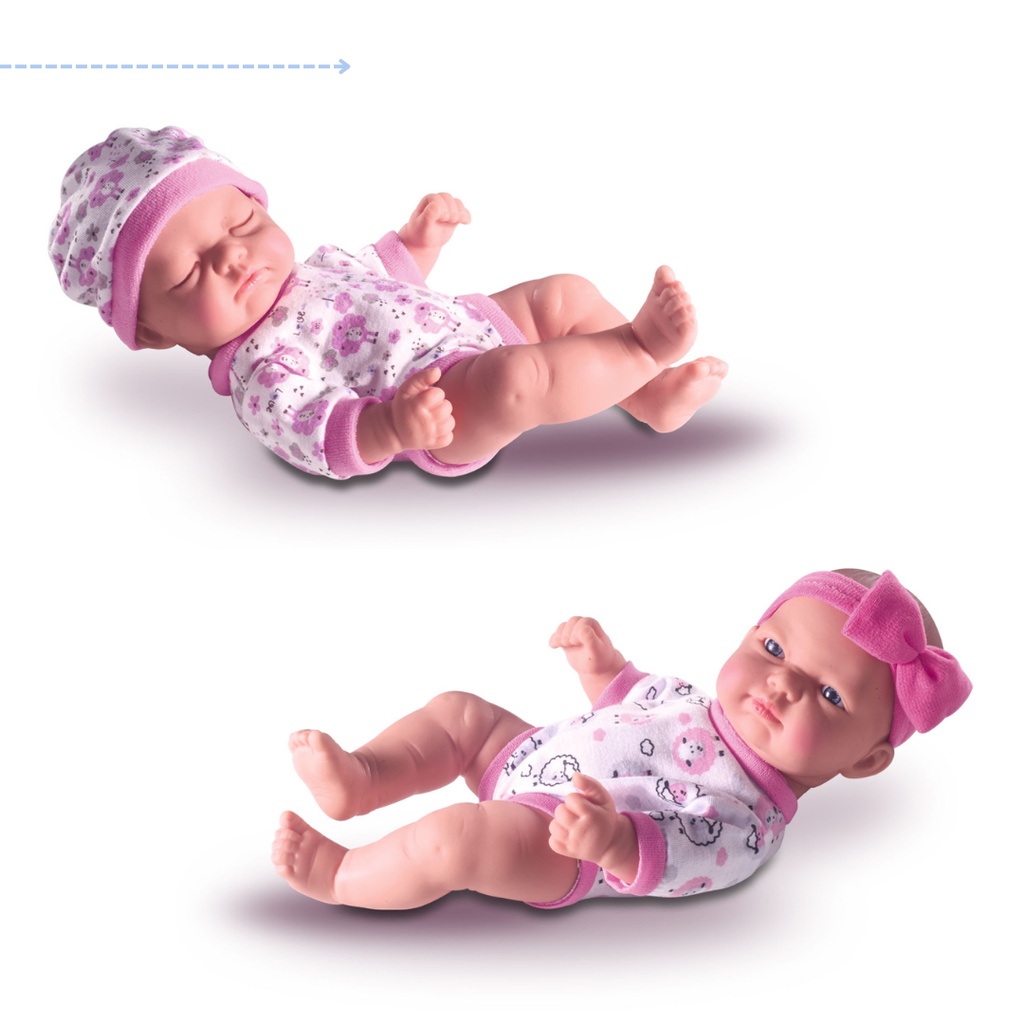 Boneca reborn bonequinha tipo bb bebe realista bebezao real nenem olho ...