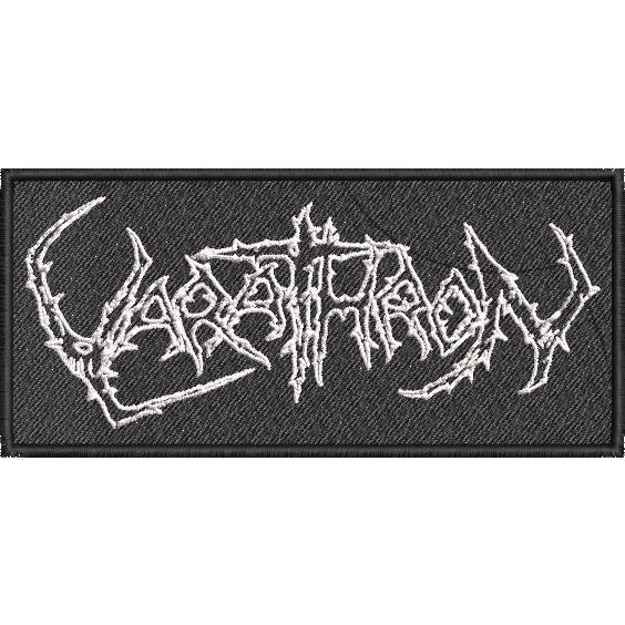 patch bordado varathron banda termocolante black metal | Shopee Brasil