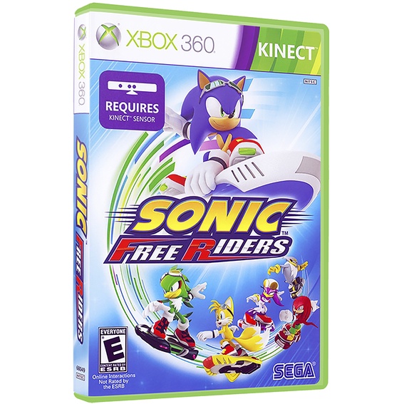 Sonic Free Riders Kinect para xbox 360 Lt com capa | Shopee Brasil
