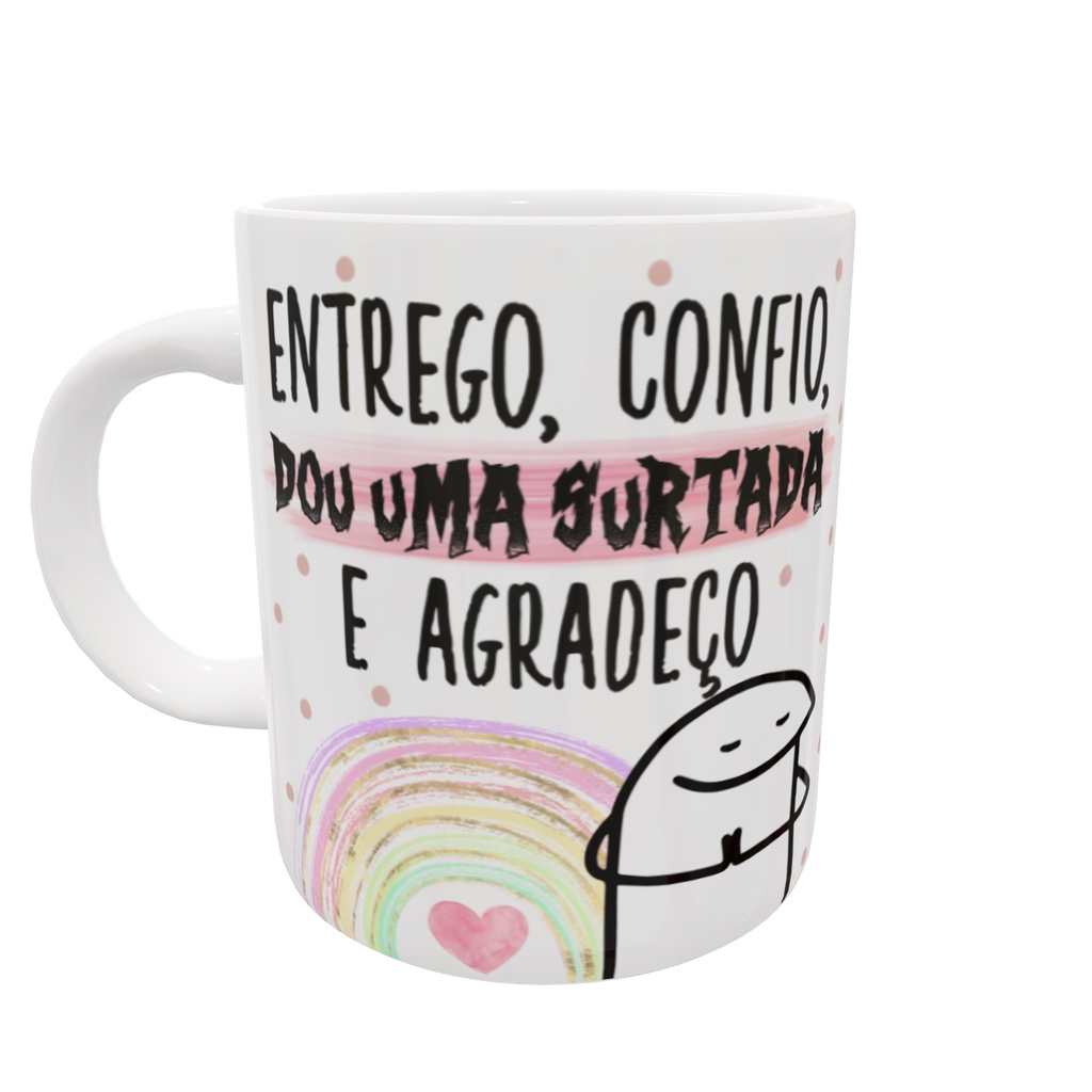 Caneca Personalizada Meme Flork Divertida-Entrego Confio Dou Uma ... Caneca Personalizada Meme Flork Divertida-Entrego Confio Dou Uma ...