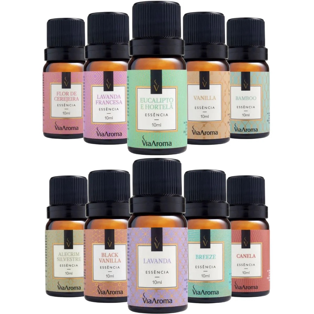 Essência Aromática para aromatizador e difusor 10ml - Via Aroma | Shopee Brasil