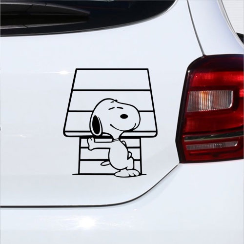 Adesivo Snoopy - Carro Moto Notebook Parede | Shopee Brasil