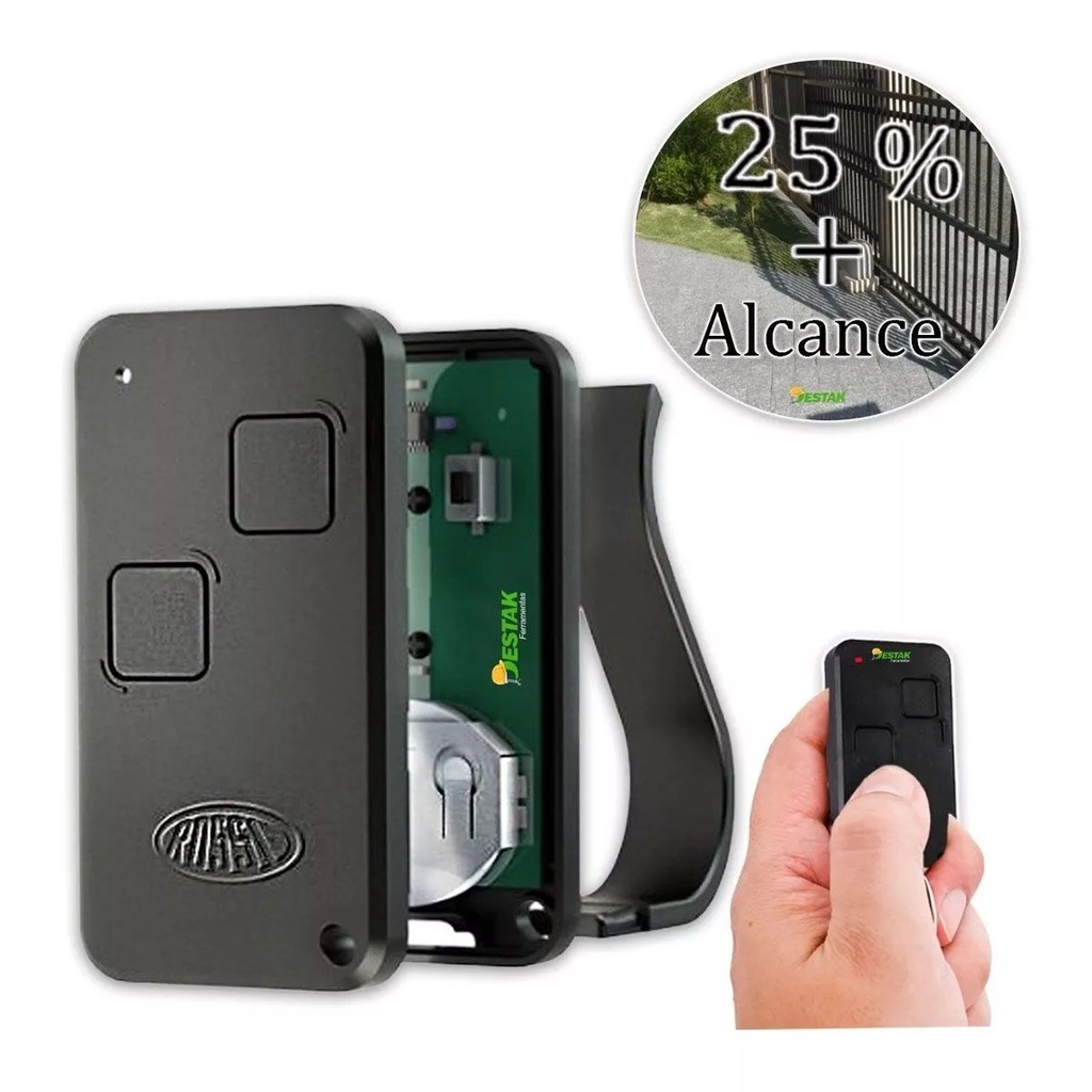 Controle Remoto Motor Rossi Tx 433mhz Dz4 Dz3 Nano | Shopee Brasil