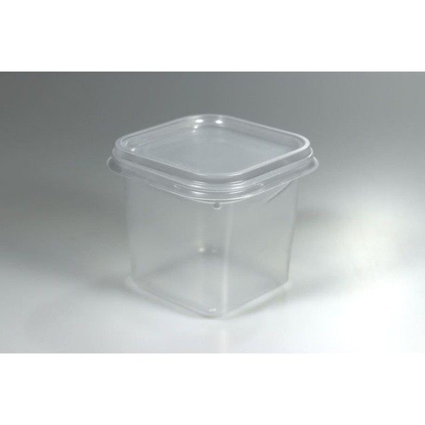 Embalagem G377 Pote Quadrado Freezer & Micro Ondas 250ML / PCT Com 40 ...