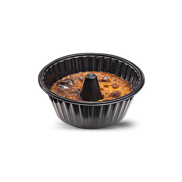 Embalagem G232 Forma De Bolo/Pudim Forneável Preta 1.500ML / Caixa Com ...