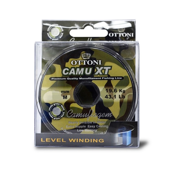 Linha Camou Line Camu Xt 300m 0.30mm 12.2kg Monofilamento - Ottoni ...