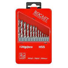 JOGO DE BROCAS 13 PEÇAS MARCA ROCAST | Shopee Brasil