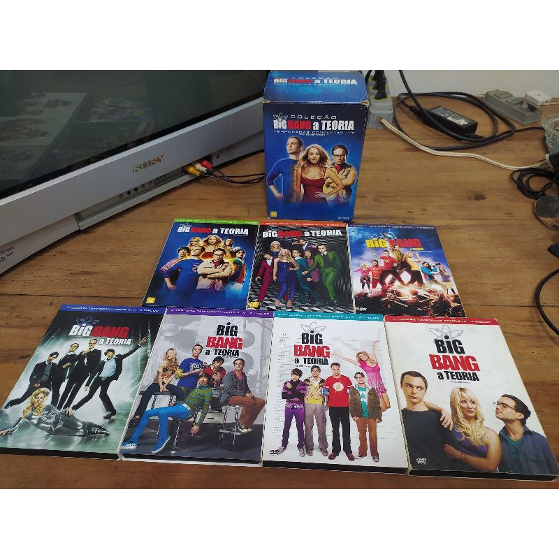 Dvd Big Bang A Teoria Temporadas Completas 1 - 7 Original usado ...