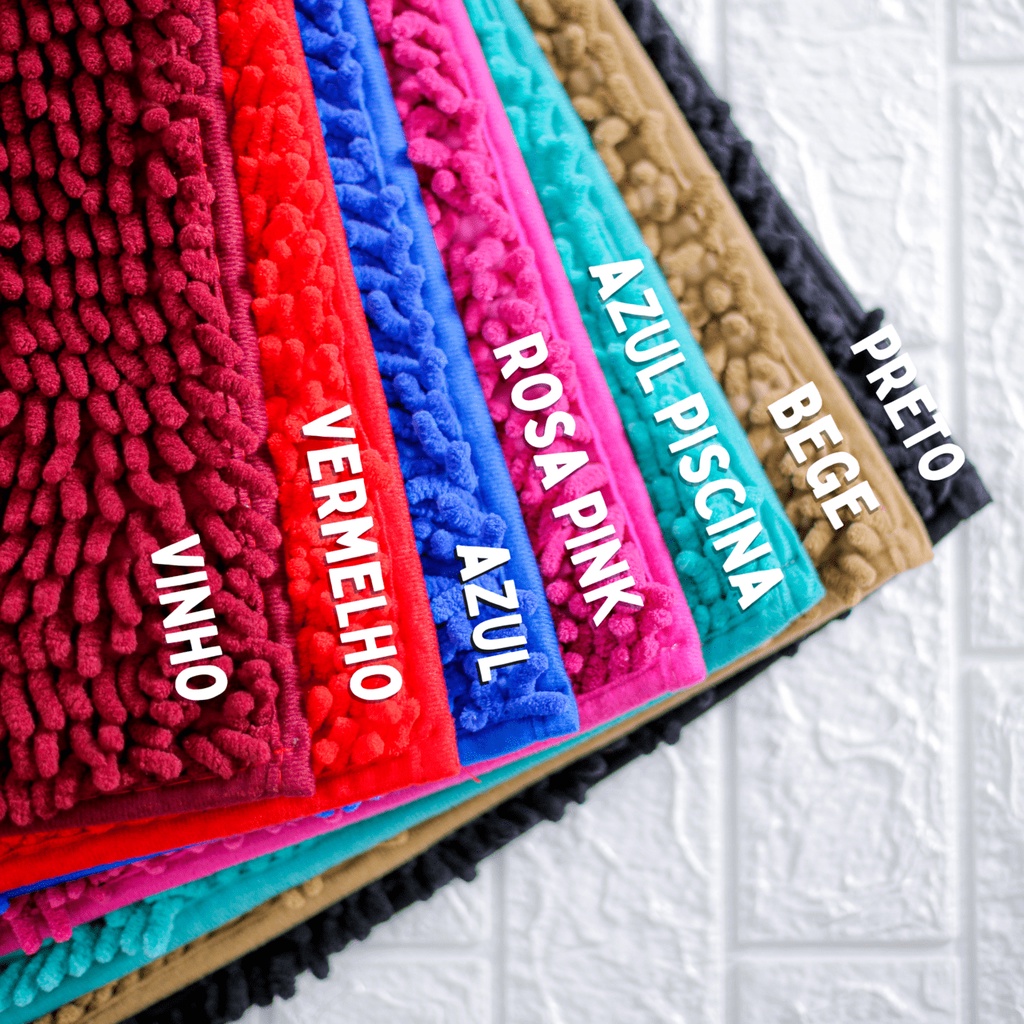 Tapete para banheiro/cozinha Antiderrapante/capacho/Bolinha/Microfibra ...