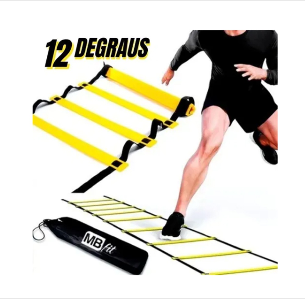 Escada De Treino Funcional Agilidade Coordenação - MBfit - 6 Metros ...