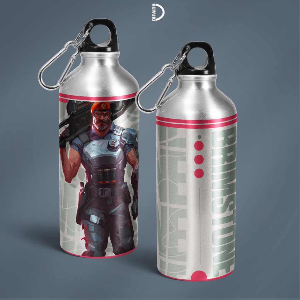 Garrafa Squeeze personalizado Valorant todos os agentes Brimstone Sage ...