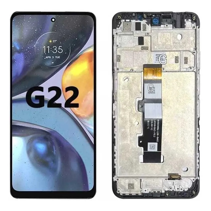 Tela Touch Lcd Display Frontal Completo Para Motorola Moto G22 6,5 " COM ARO | Shopee Brasil