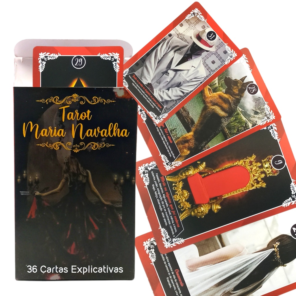 Baralho Maria Navalha Fácil de Aprender 36 Cartas Iniciantes Malandra ...