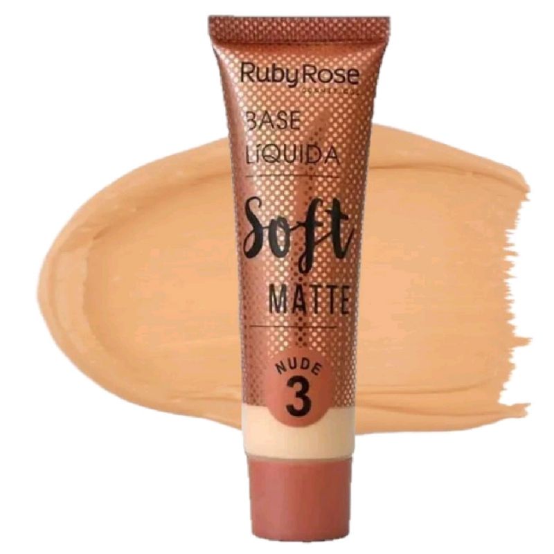 Base Liquida Ruby Rose Soft Matte Nude 3 | Shopee Brasil