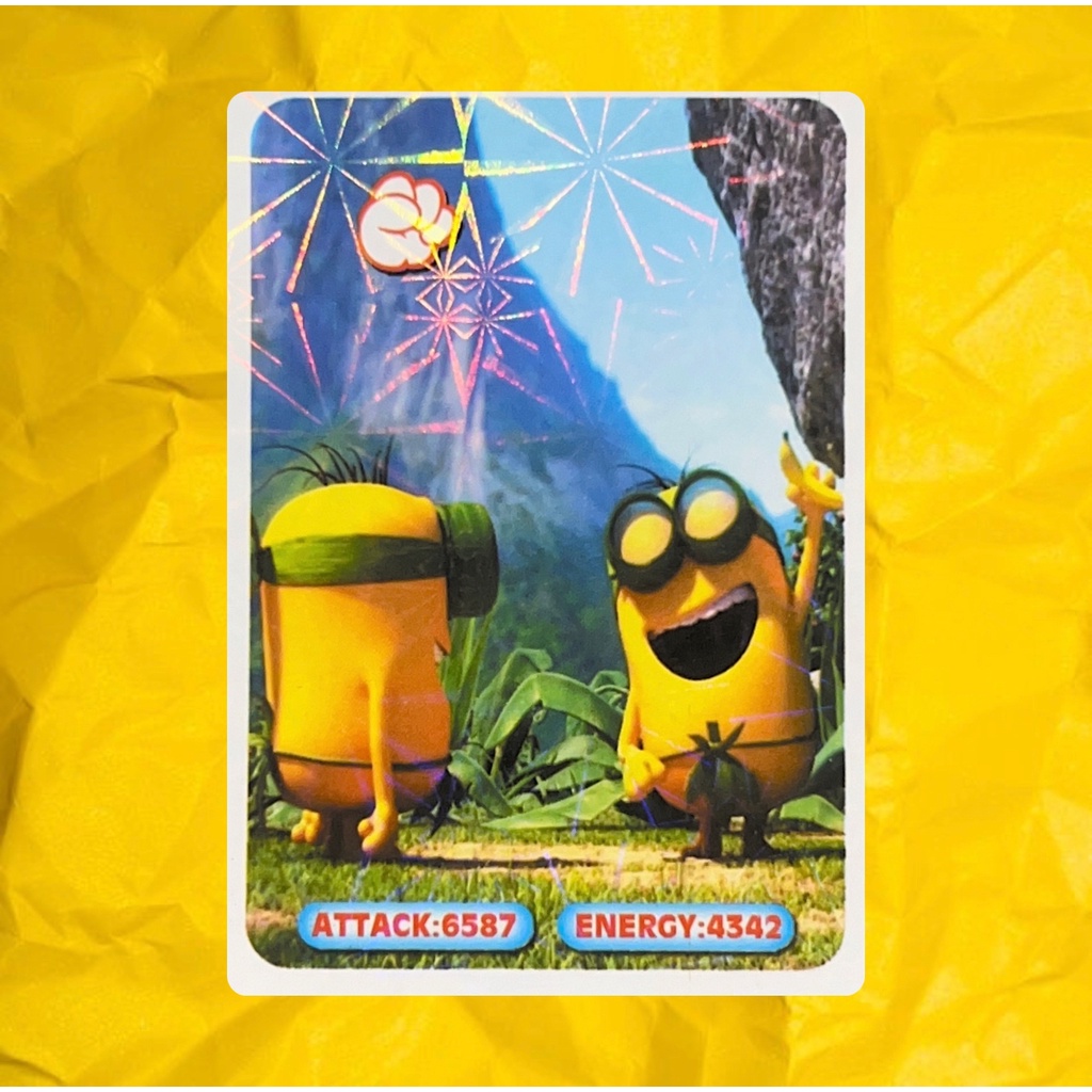 Carta brilhante dos minions #20 - coleção minions | Shopee Brasil