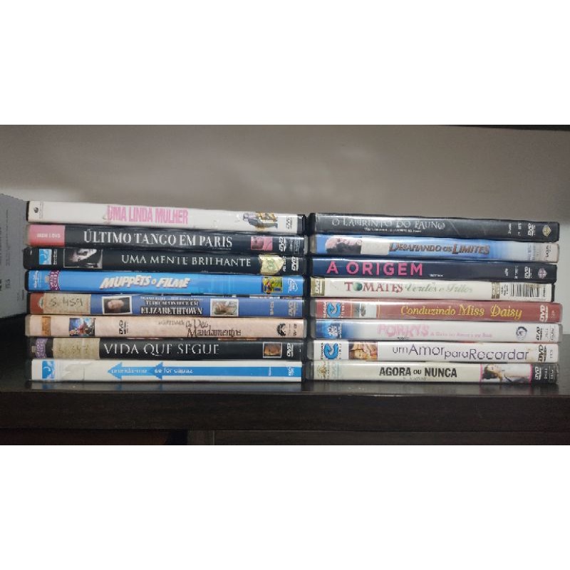 kit com 16 DVDS diversos (dvd original) | Shopee Brasil