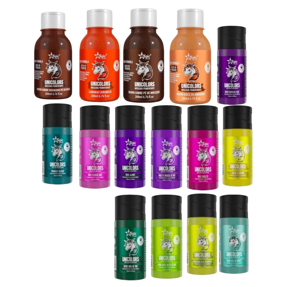 Magic Color Gel Tonalizante Unicolors 150ml e 200ml | Shopee Brasil