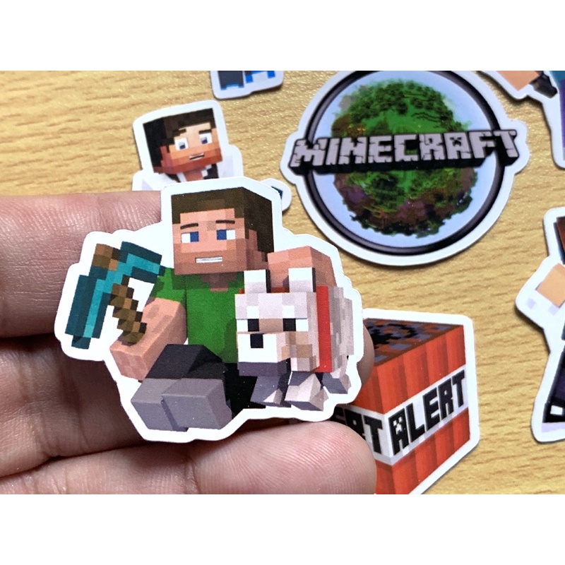 40 Adesivos Decorativos Minecraft - Especial Gamer | Shopee Brasil