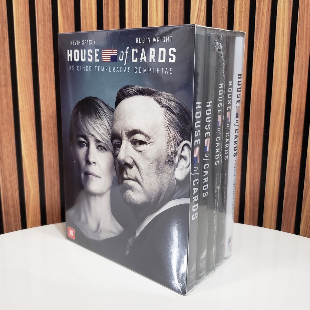 Dvd House Of Cards Cinco Temporadas ( 1 A 5 ) ( 20 Discos ) ( Original ...