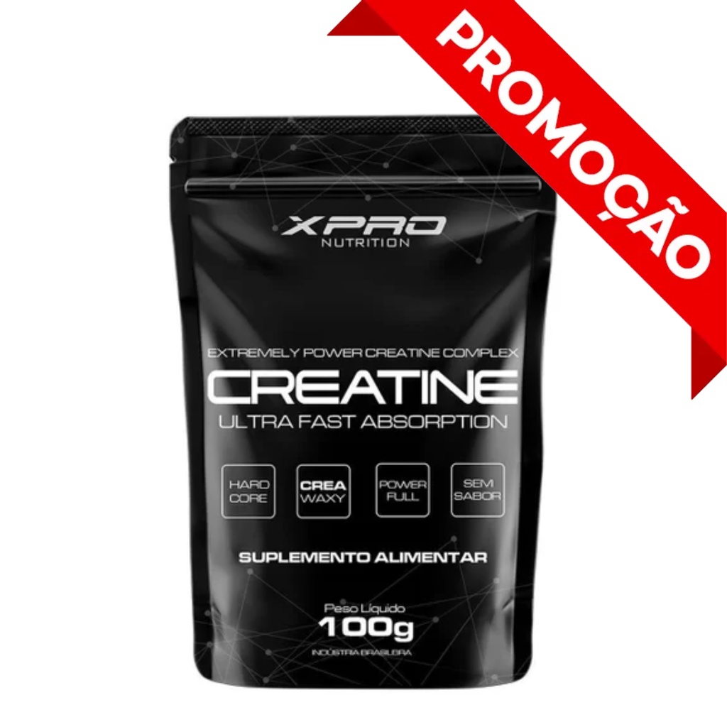 Creatina X-Pro Nutrition 100g Refil Creatina Barata | Shopee Brasil