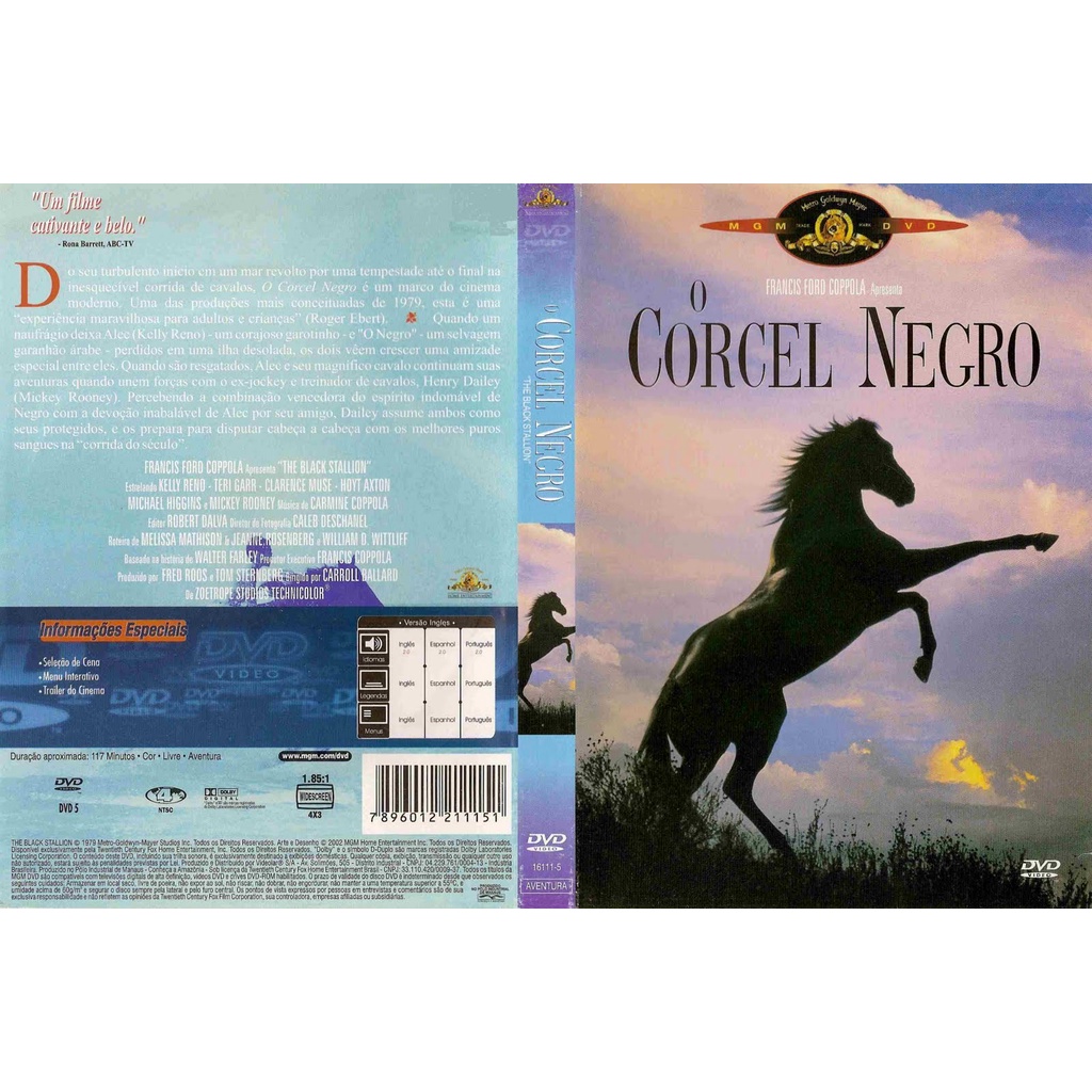 O Corcel Negro The Black Stallion (1979) Hd Dublado e Legendado Dvd ...