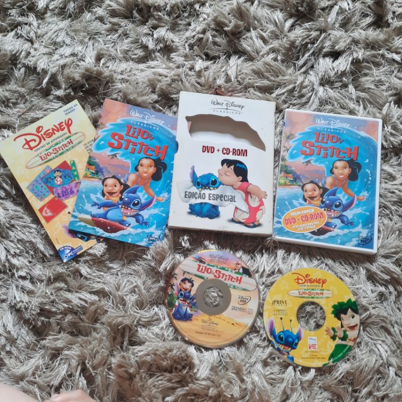DVD + CD-Rom Duplo Lilo & Stitch - Edição Especial (2002, com luva e ...
