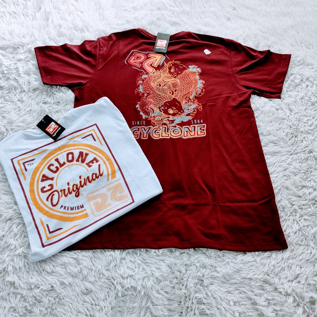 Kit 2 Camisetas Da Cyclone Algodão Breck New | Shopee Brasil