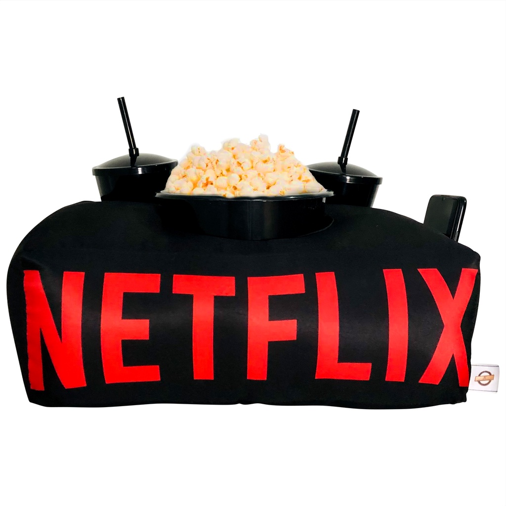 Almofada porta pipoca personalizada Netflix // Kit Cinema Netflix ...
