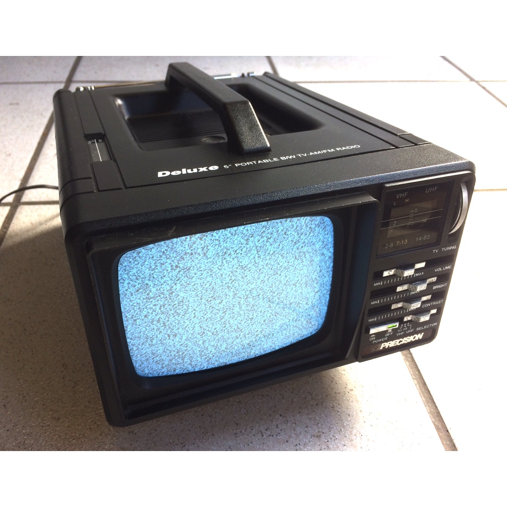 Mini Tv Antiga Portatil 5 Pol Precision Pb - Otimo Estado | Shopee Brasil