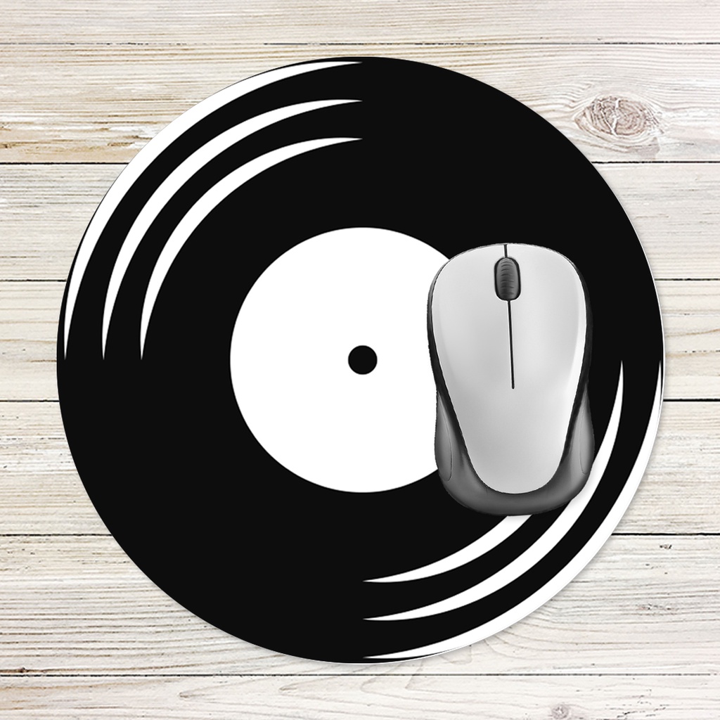 Mouse Pad Redondo 20X20 Disco Cor Preto Dcorô | Shopee Brasil