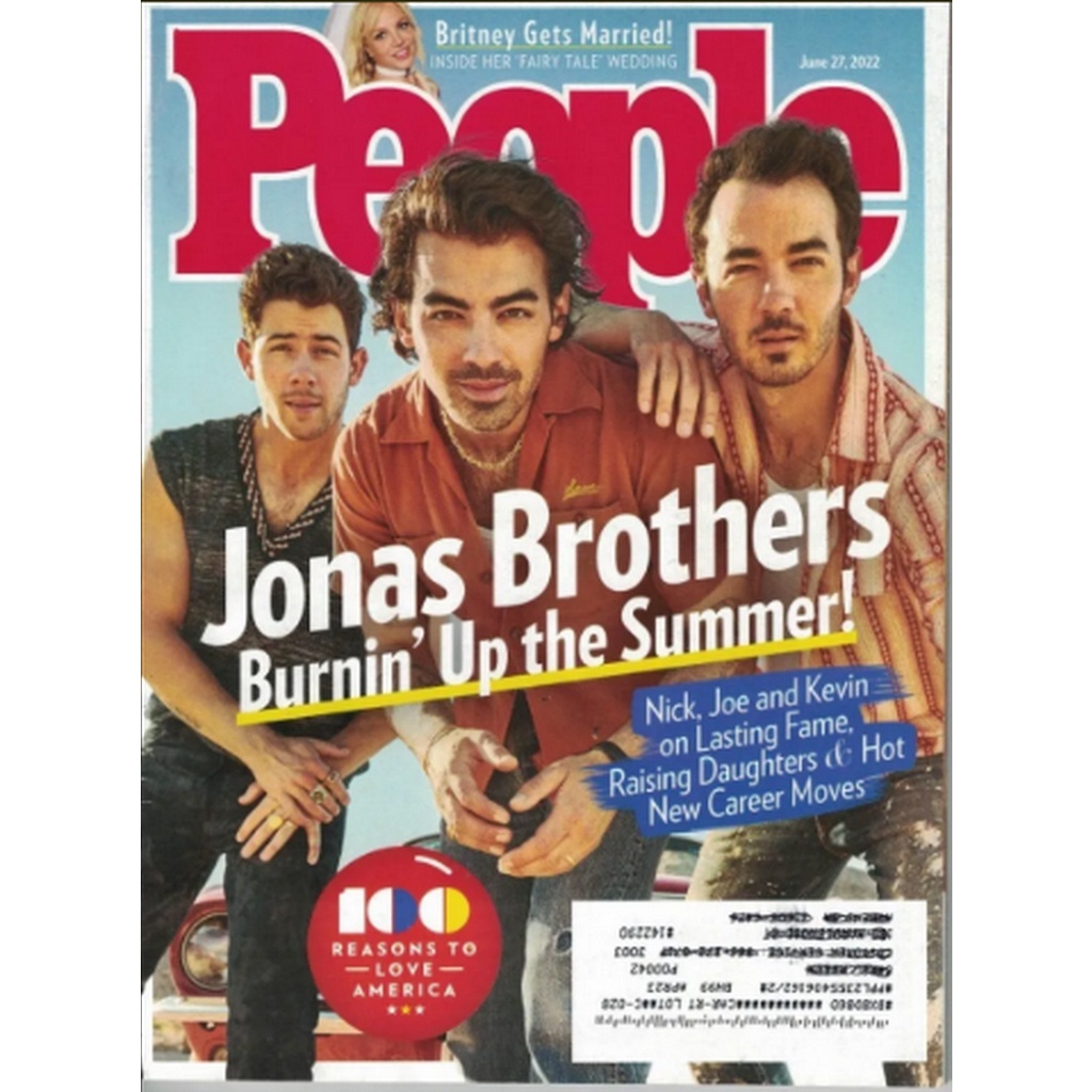 REVISTA PEOPLE, DE 27 DE JUNHO DE 2022, COM JONAS BROTHERS NA CAPA ...