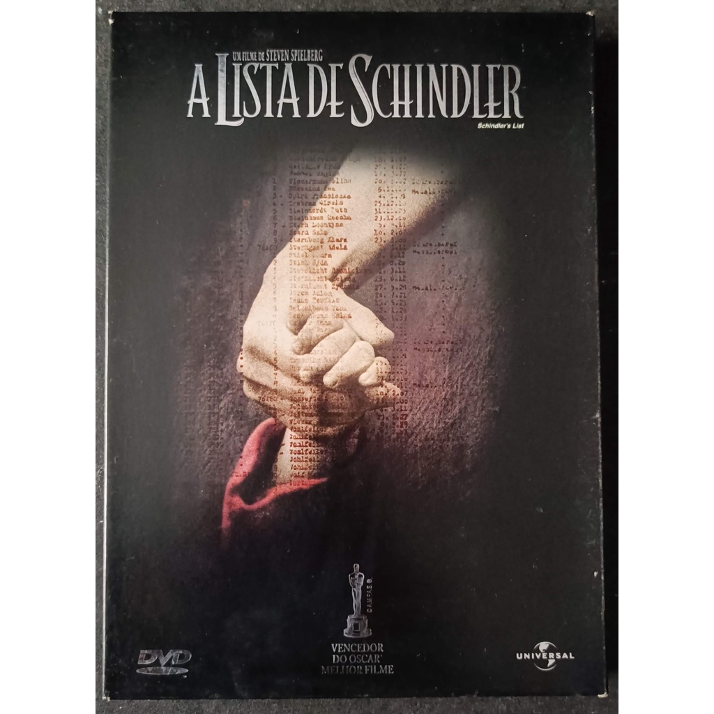 DVD Original A Lista de Schindler - Filme de Steven Spielberg | Shopee ...