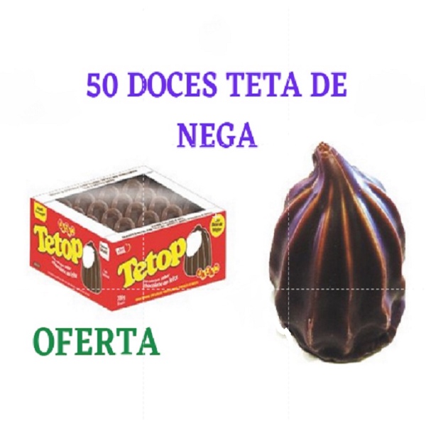 Doce Teta De Nega Tradicional Chocolate Ao Leite Tetop Top Bel 50 ...