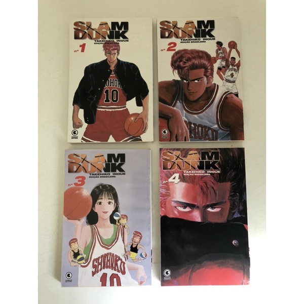 Slam Dunk 1 ao 4 - Editora Conrad (mangás novos com avaria) | Shopee Brasil