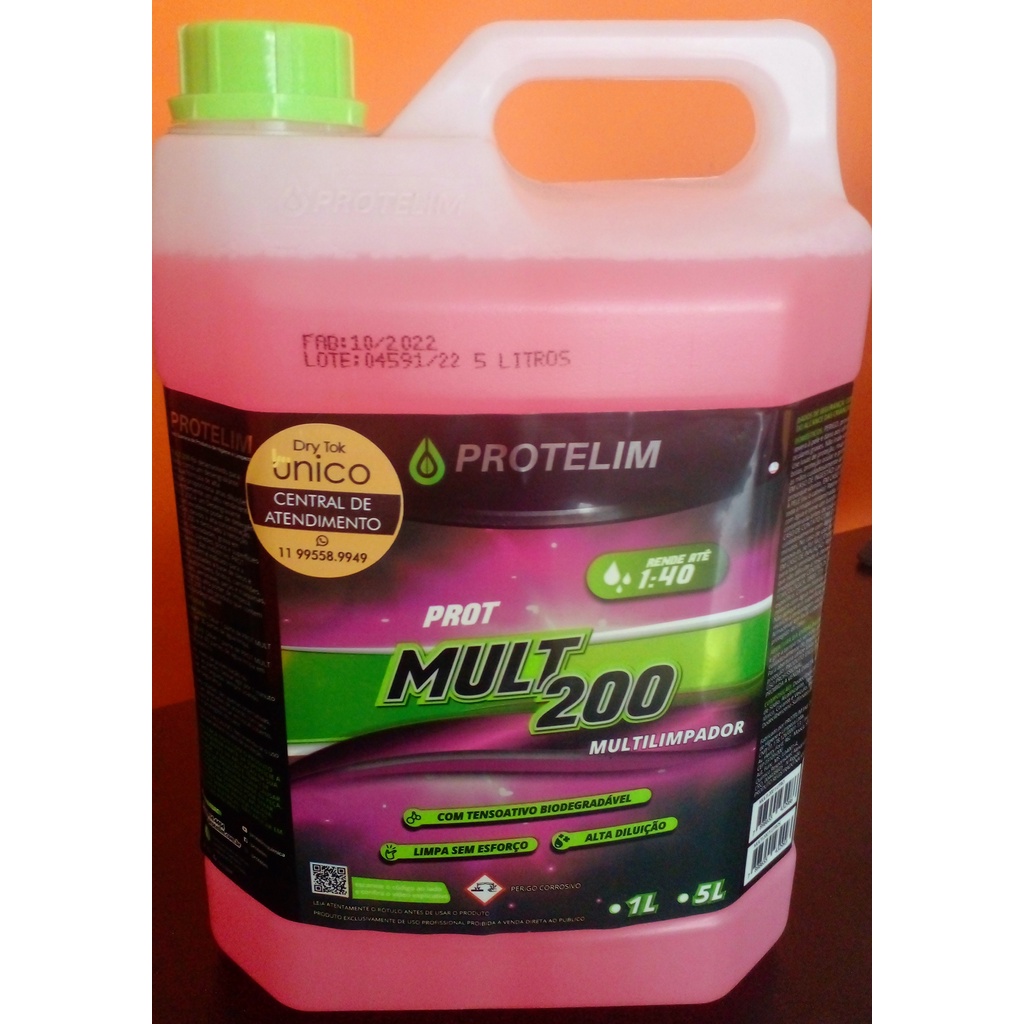 Protelim Prot Mult 200 Multiuso Concentrado 5L | Shopee Brasil